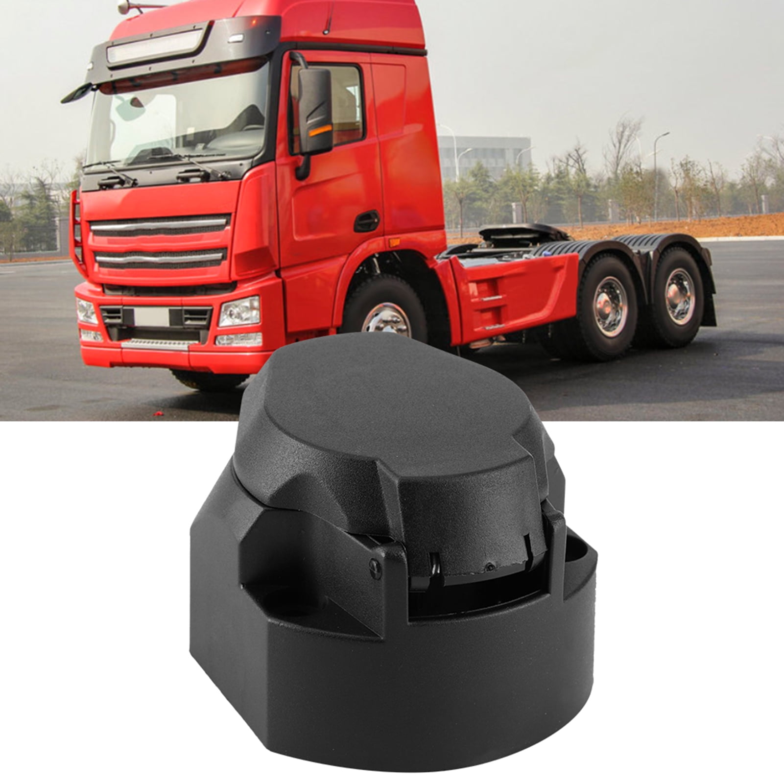 Fydun 7-Pin Round Socket Trailer Power Connector Waterproof Connector ...