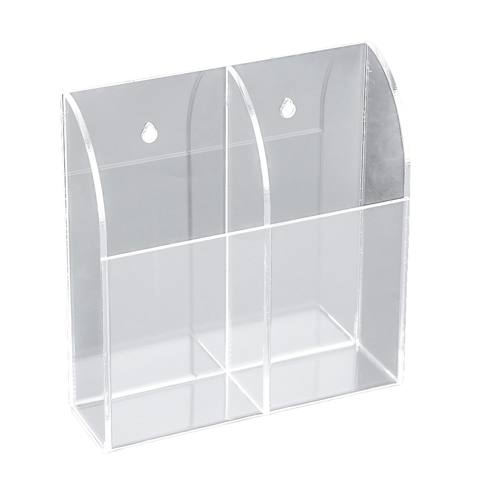 Fyearfly 2 Grids Clear Wall Mounted Acrylic Phone Holder Tablet ...