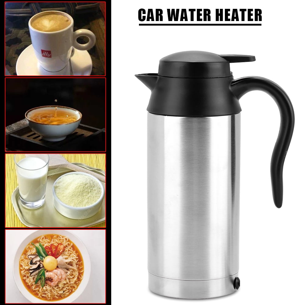 Fyearfly 750ml Car Kettle Boiler, Stainless Steel Travel Mug with DC ...