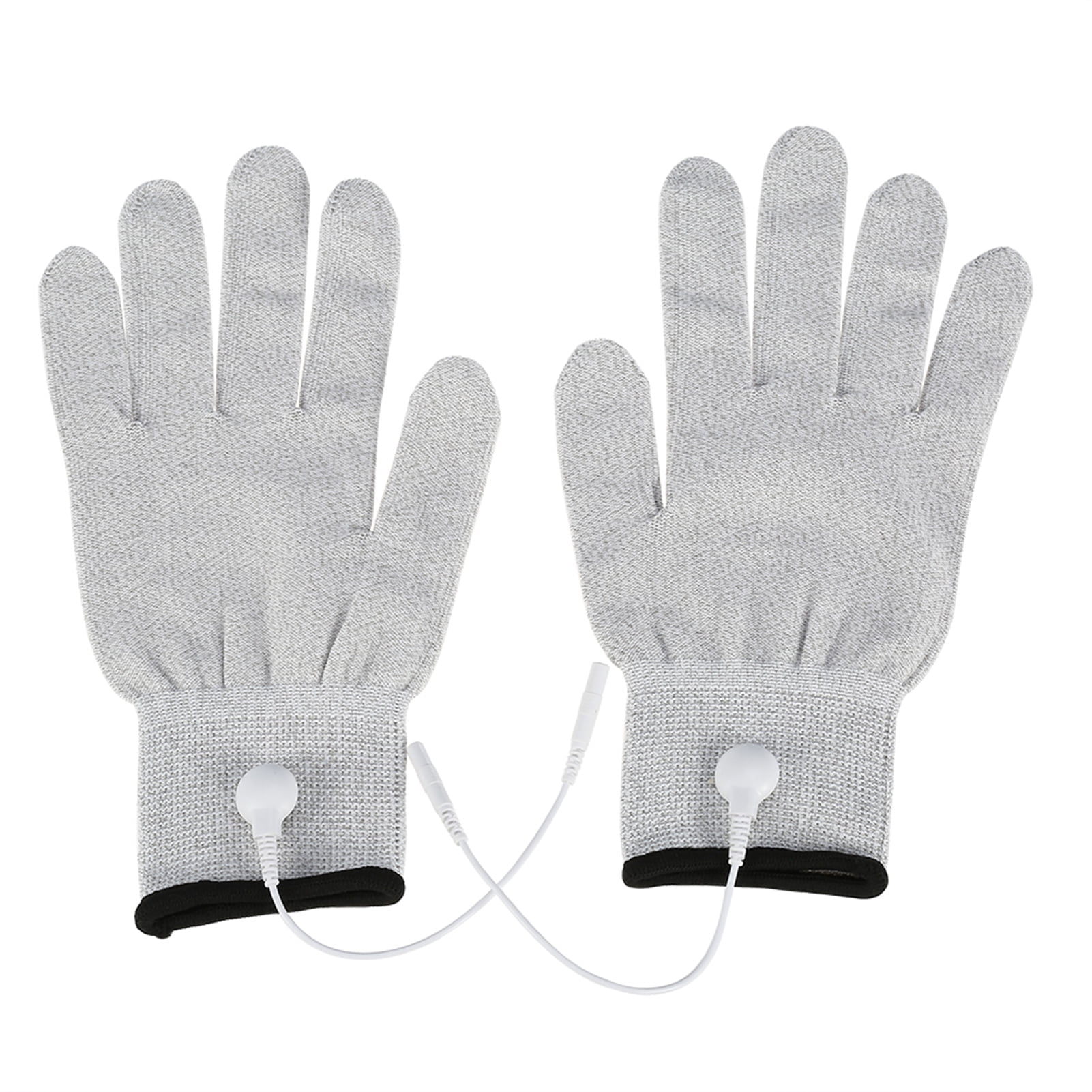 Fyearfly Conductive Fiber Electrode Gloves, 1 Pair Tens Machine ...
