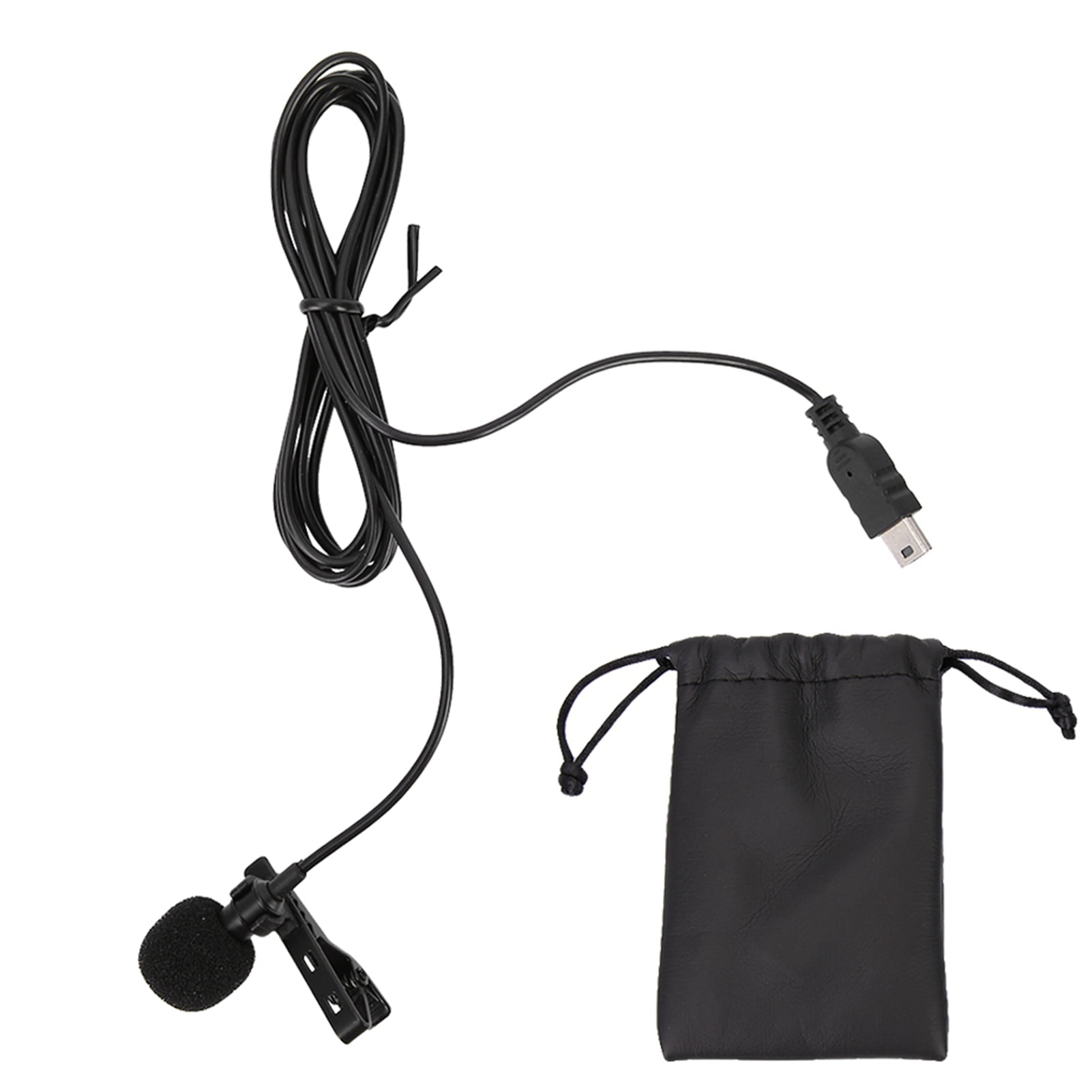 Fyearfly Mini USB Microphone, Mini USB Stereo External Microphone ...