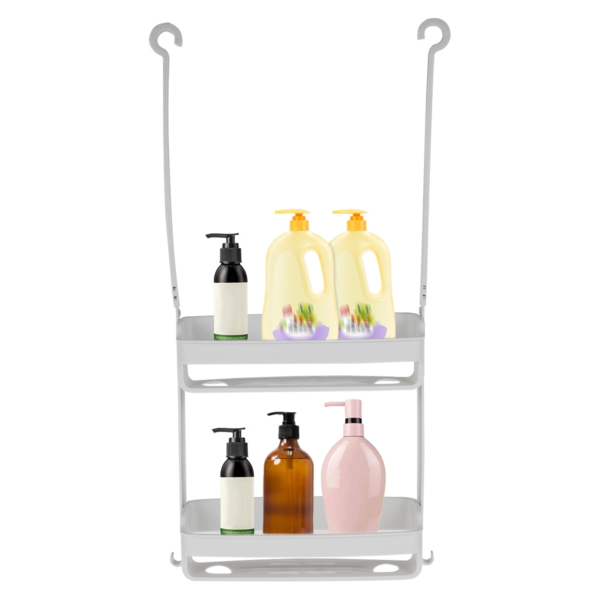 Fyeme Bath Storage Rack Shower Caddy Organizer Hanging over Head ...