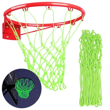 JTWEEN-Nylon-Glow-Basketball-Net-20-Light-Up-Outdoor-Net-The-Dark-Thick ...