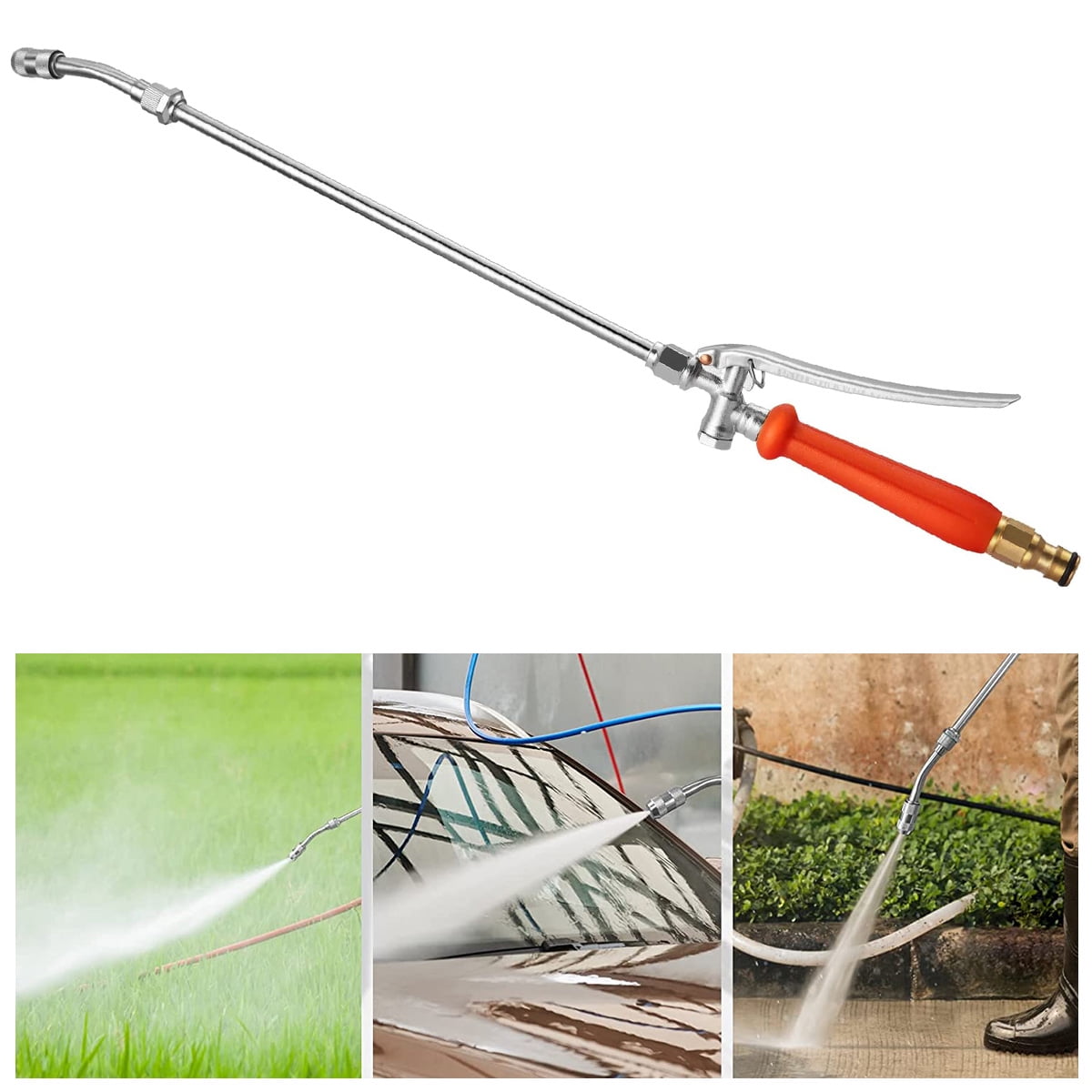 Fyeme RV Water Heater Tank Rinser, Adjustable Copper Handle, Leakproof ...