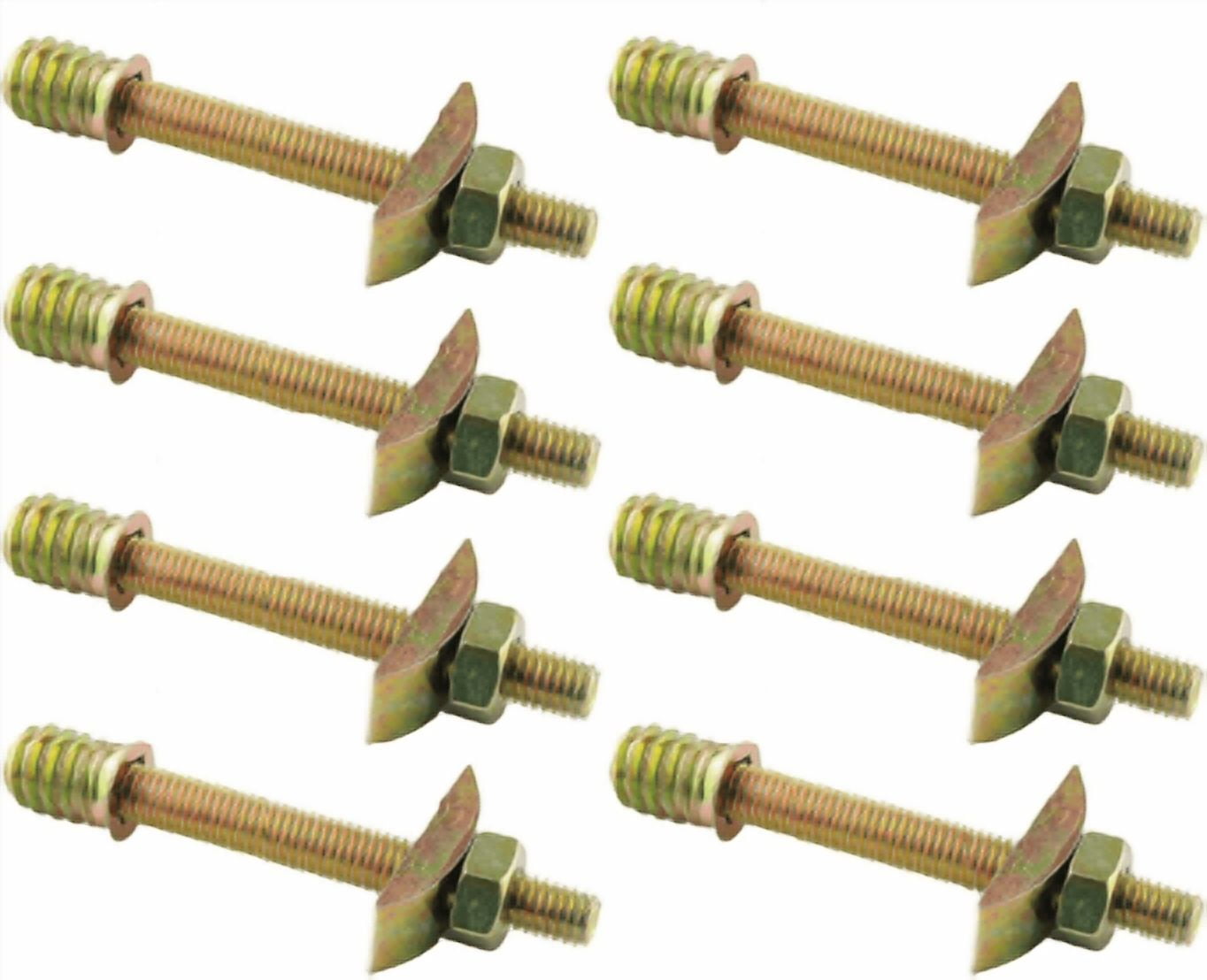 Fyliq Fittings of metal for beds,Threaded Rod Connectors Kit 4 in 1 ...