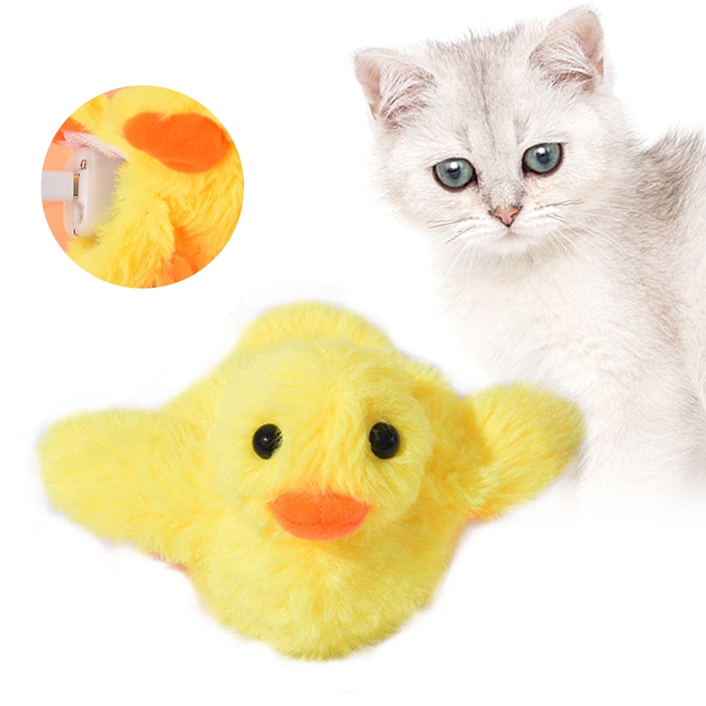 Fymgces Cat Toys Rechargeable Flapping Duck, Lifelike Quack Chirping ... Fymgces Cat Toys Rechargeable Flapping Duck, Lifelike Quack Chirping ...