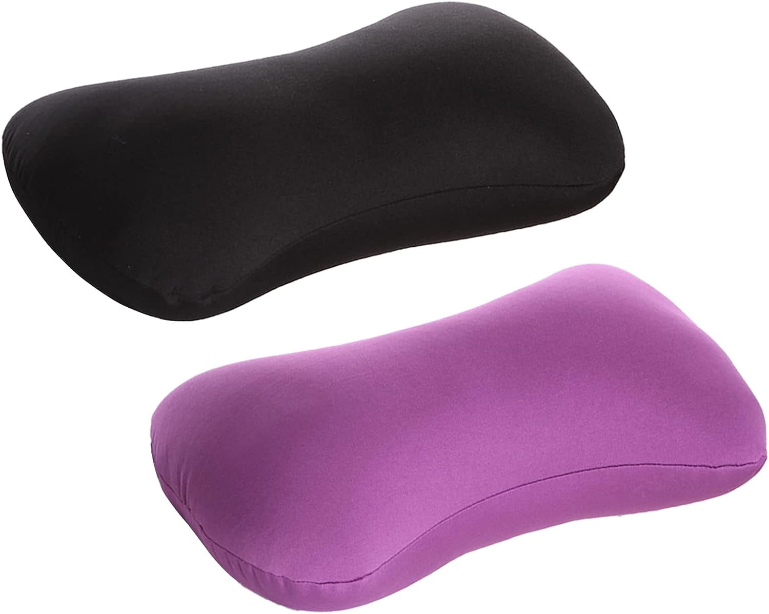 Fymlhomi 2-Pack Microbead Neck & Cervical Pillows, Bone Shaped Headrest ...