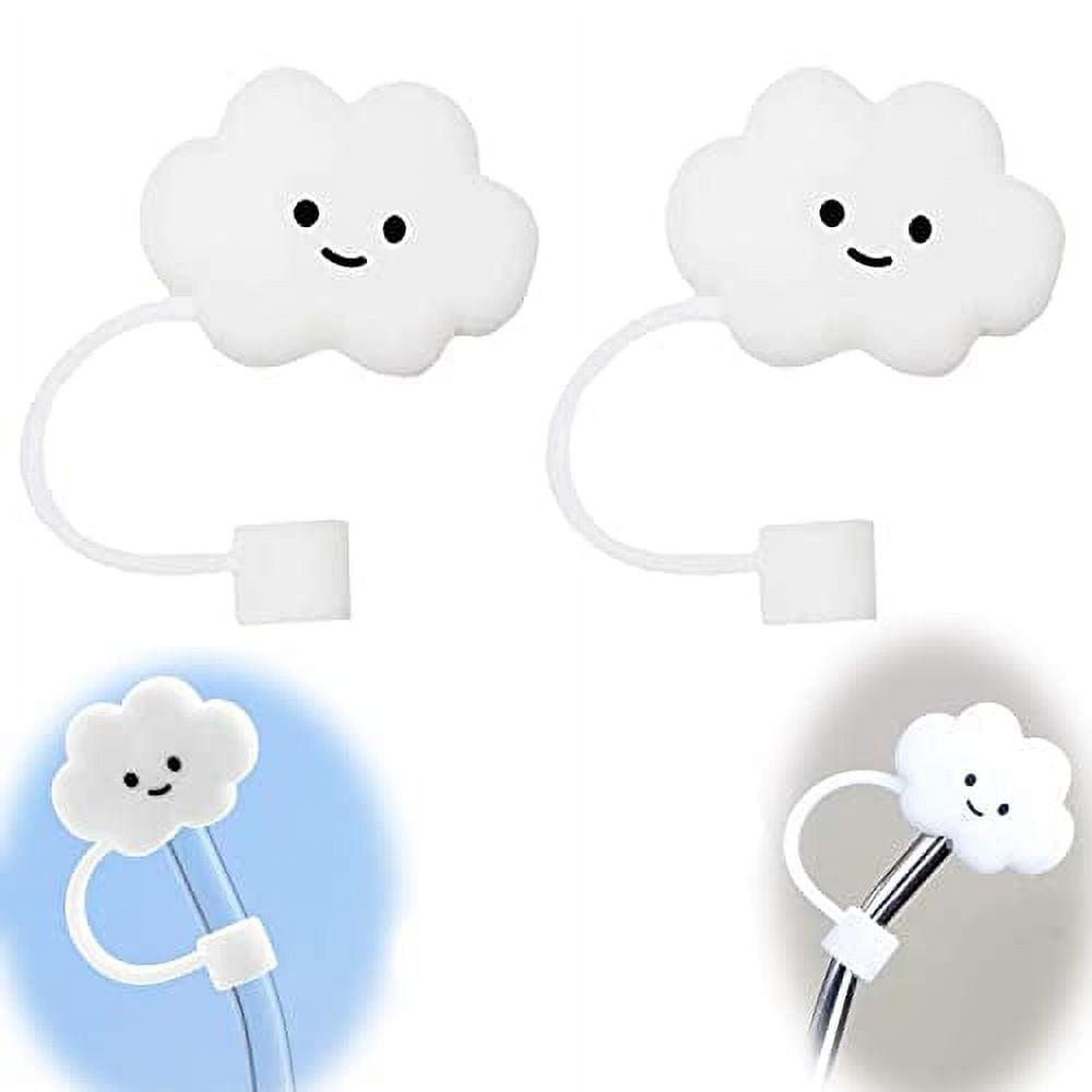 Fymlhomi 2Pcs Straw Tips Cover Straw Covers Cap for Reusable Straws ...