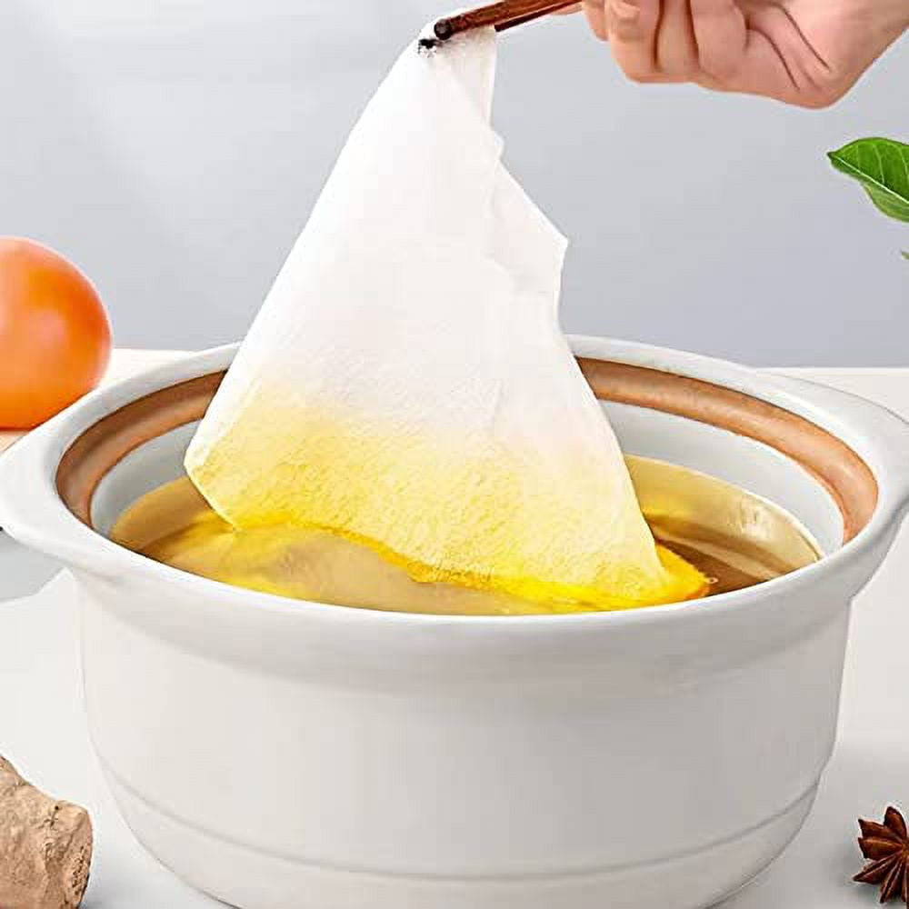 Fymlhomi 36 Sheets Kitchen Oil Absorbing Paper for Food Scum Oil ...