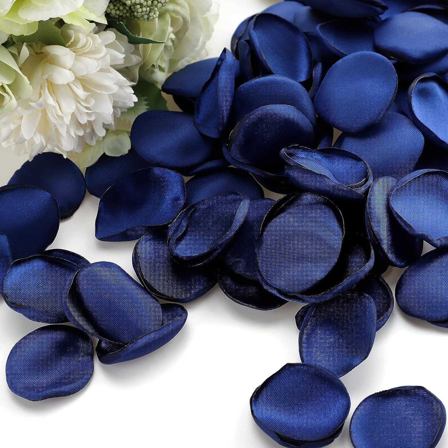 Fymlhomi 400 PCS Artificial Silk Rose Petals, Realistic Organza Shiny ...