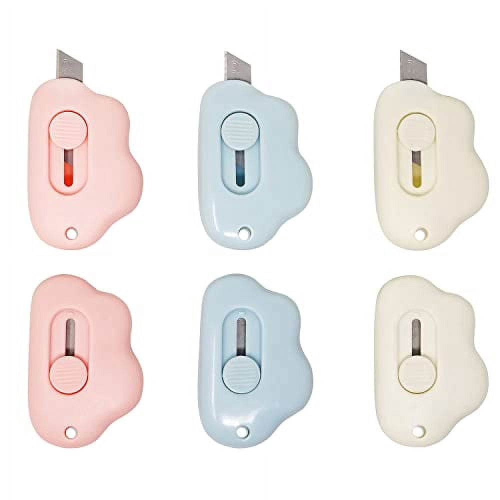 Fymlhomi 6PCS Creative Cute Cloud Mini Utility Knives Portable Art ...