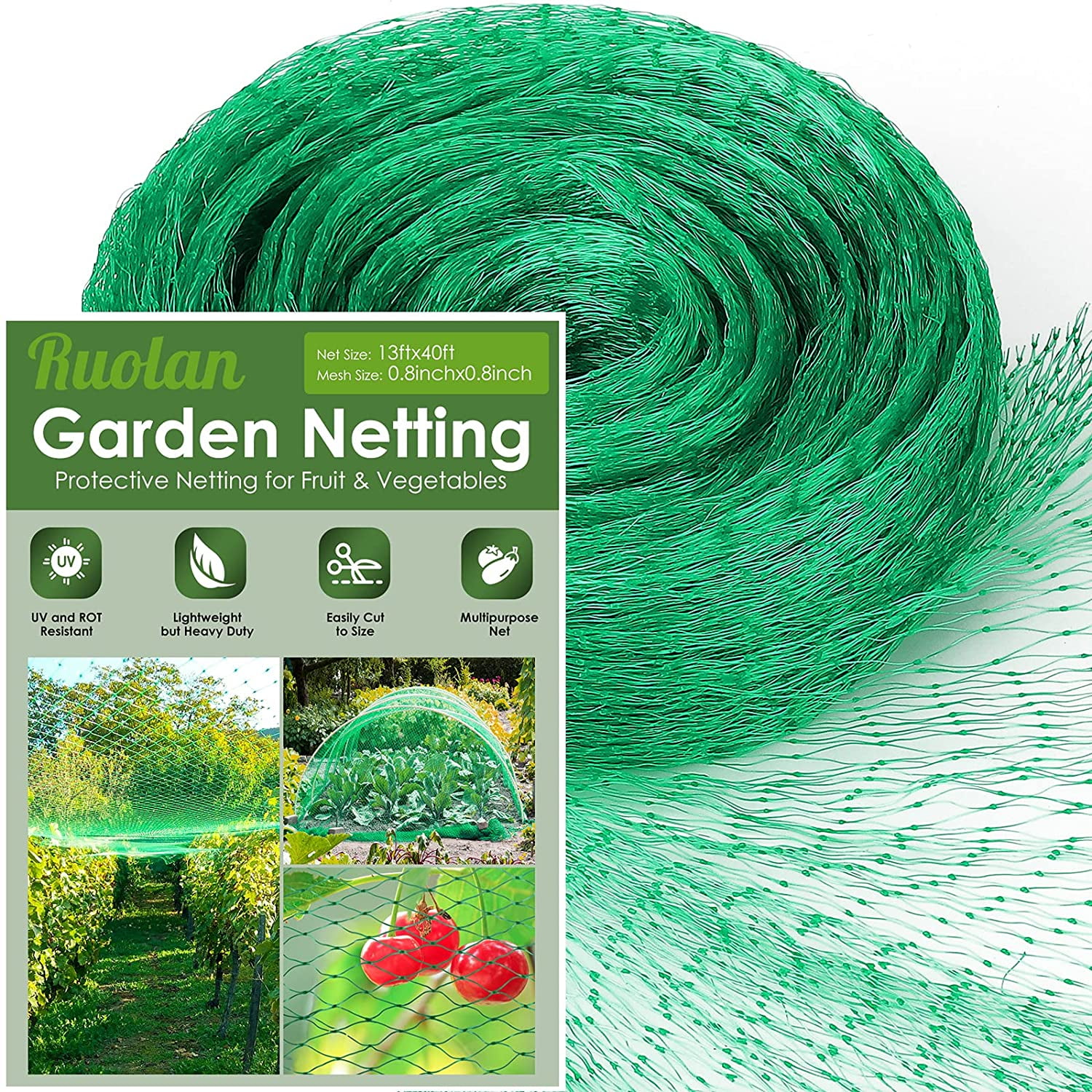 Fymlhomi Bird Netting for Garden Protect Vegetable Plants and Fruit ...