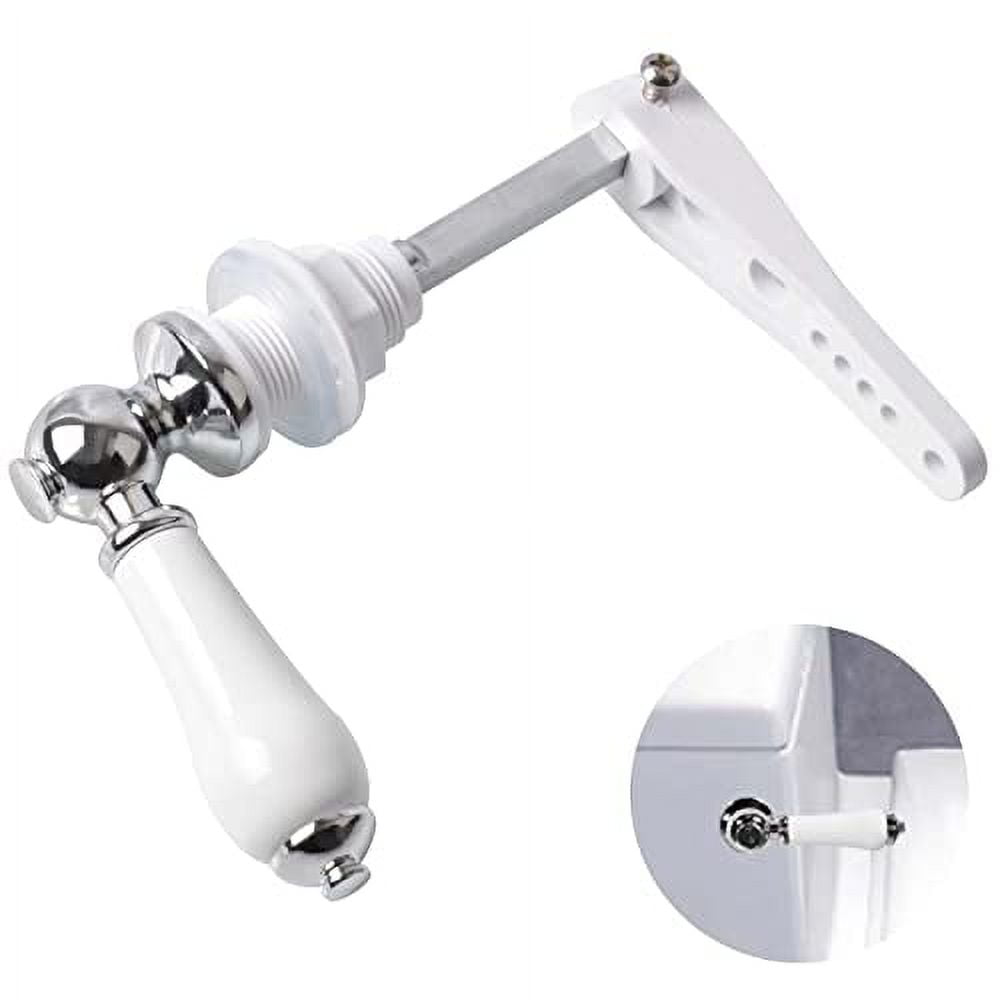 Fymlhomi Ceramic Toilet Flush Handle, Toilet Flush Handle Replacement ...