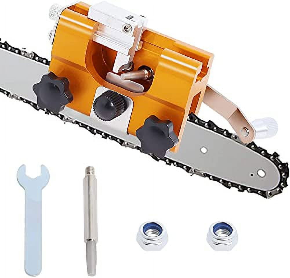 Fymlhomi Chainsaw Chain Sharpening Jig，Deluxe Chainsaw Sharpening ...