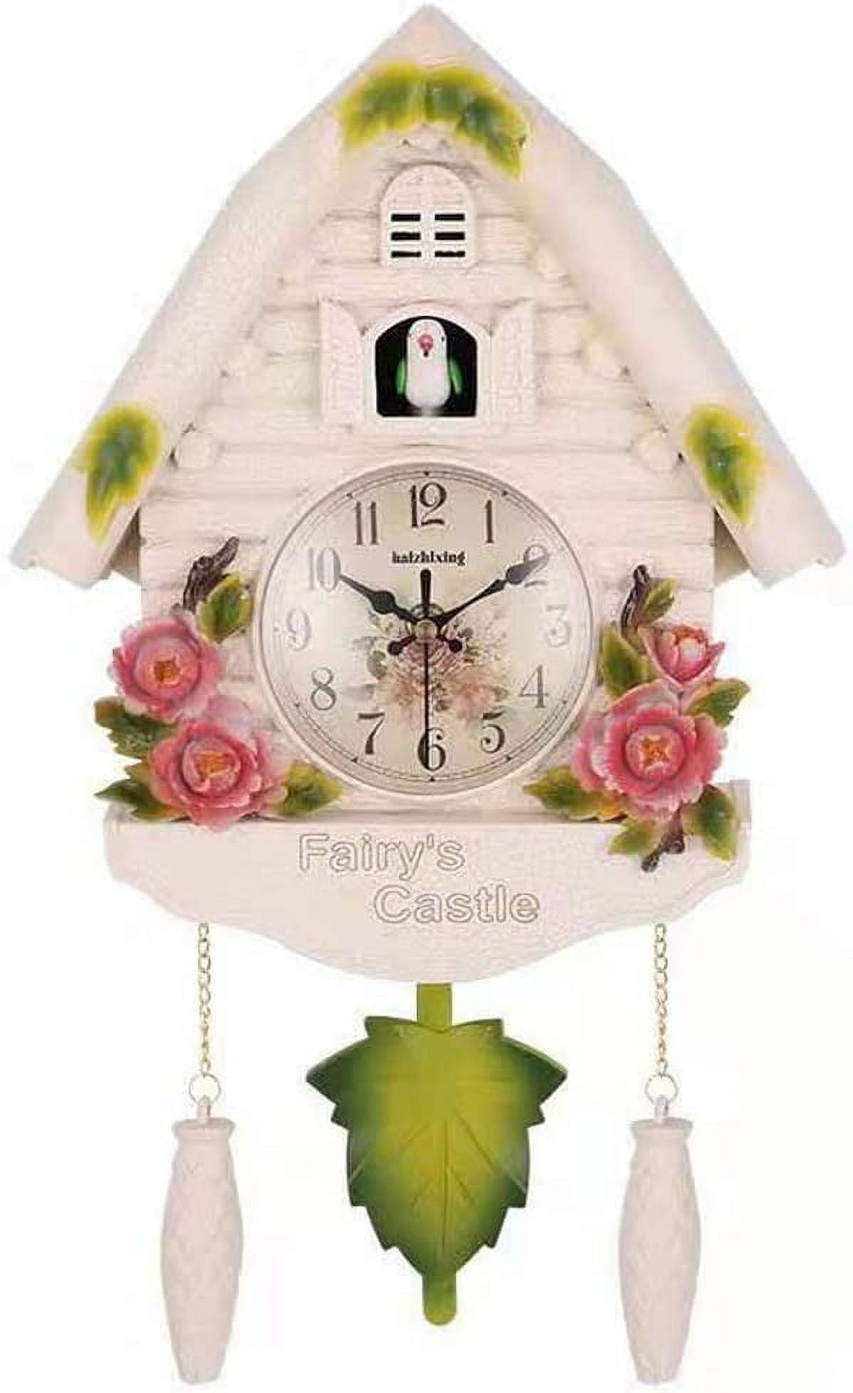 Fymlhomi Cute Bird Wall Clock Cuckoo Alarm Clock, Animal Doll Wall ...