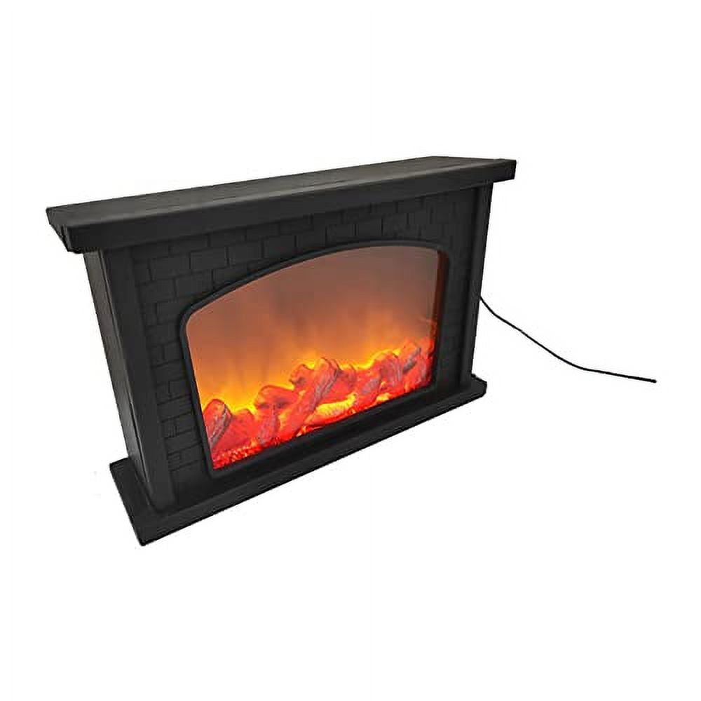 Fymlhomi LED Fireplace Lantern, Battery and USB Operated, 6-Hour Timer ...
