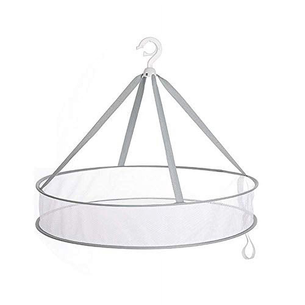 Fymlhomi Mesh Clothes Hanging Dryer Foldable Sweater Drying Basket ...