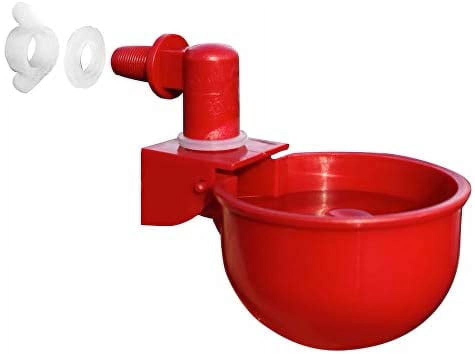 Fymlhomi Pack of 4 - Automatic Chicken Water Cup Waterer Kit for ...