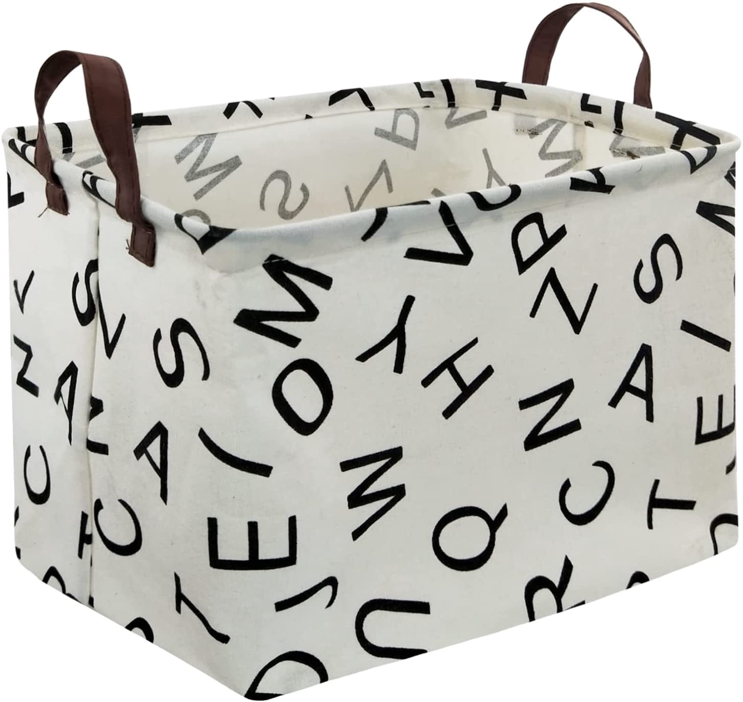 Fymlhomi Rectangular Storage Box Basket for Baby, Kids or Pets - Fabric ...