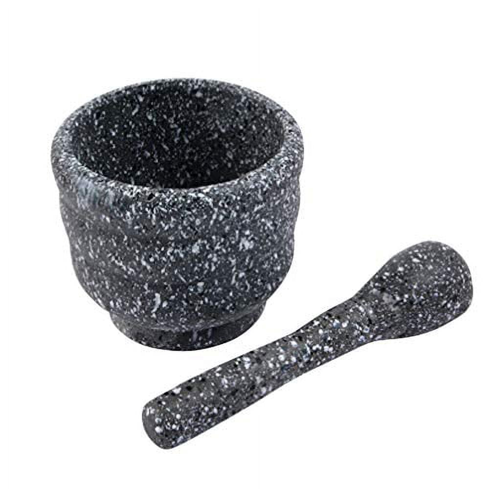 Fymlhomi Spice Grinder Garlic Mortar and Pestle Set Grinding Bowl Crush ...