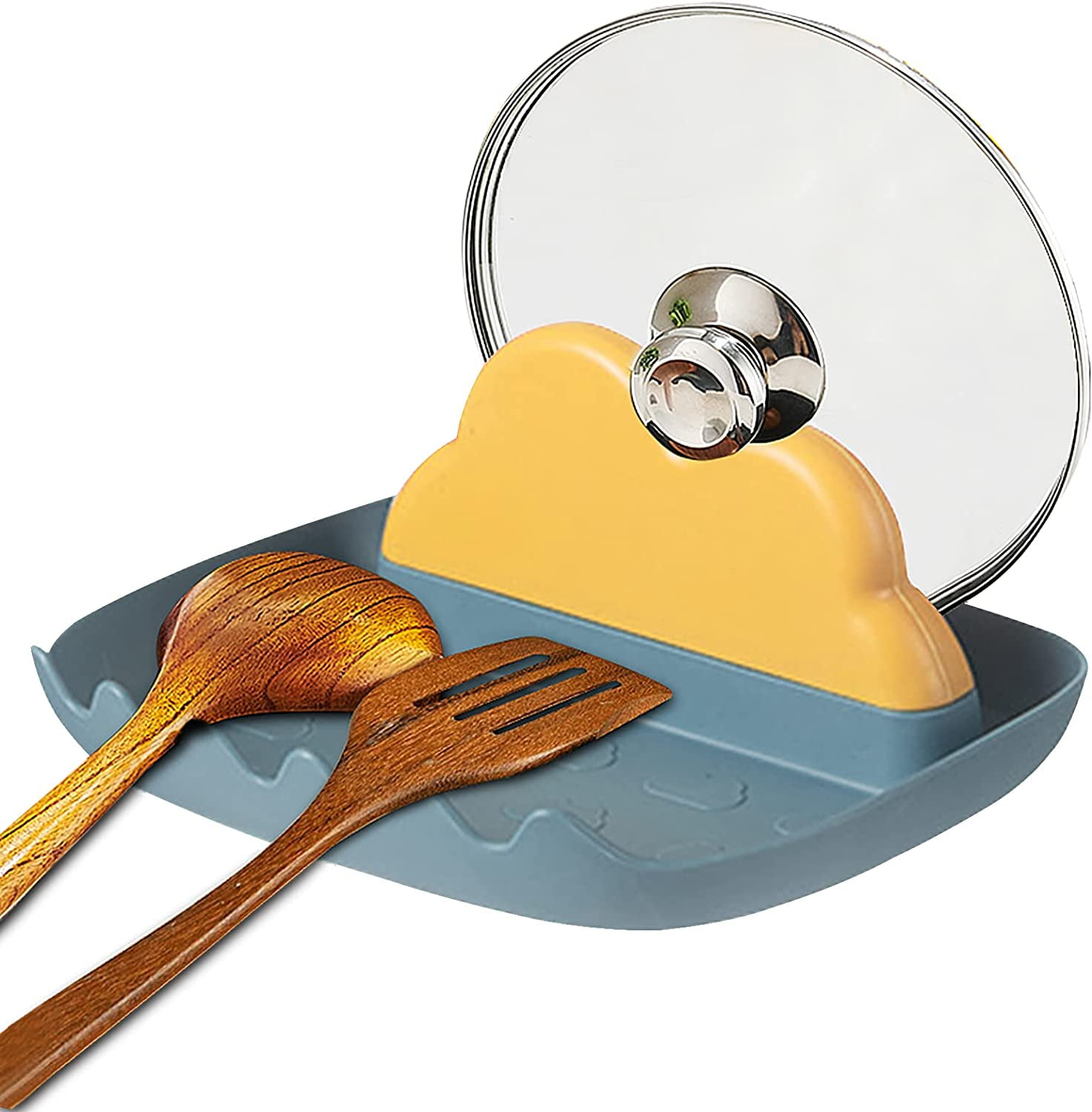 Fymlhomi Spoon Rest for Kitchen Counter, Cooking Ladle/Spoon Holder for ...