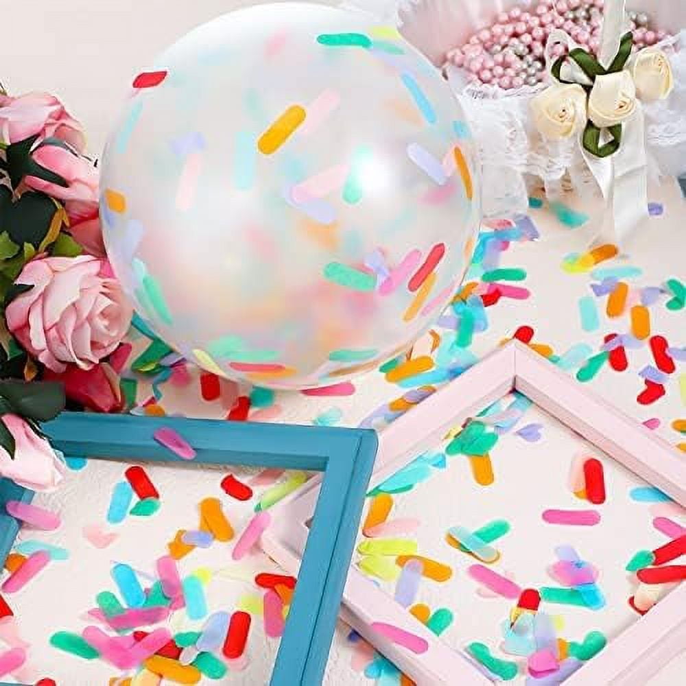 Fymlhomi Tissue Sprinkle Confetti Dount Baby Shower Table Confetti ...