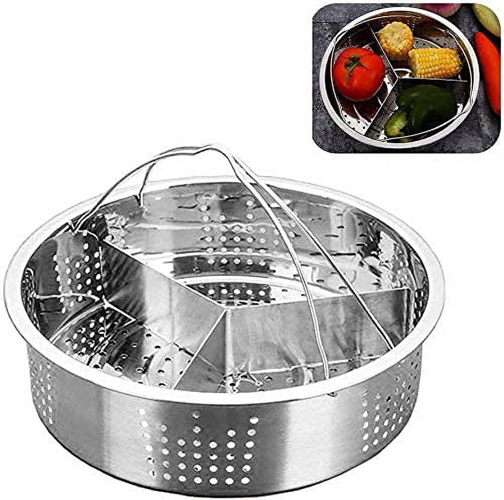 Fymlhomi Trio Separator Set Stainless Steel Steamer Basket Rack Durable ...