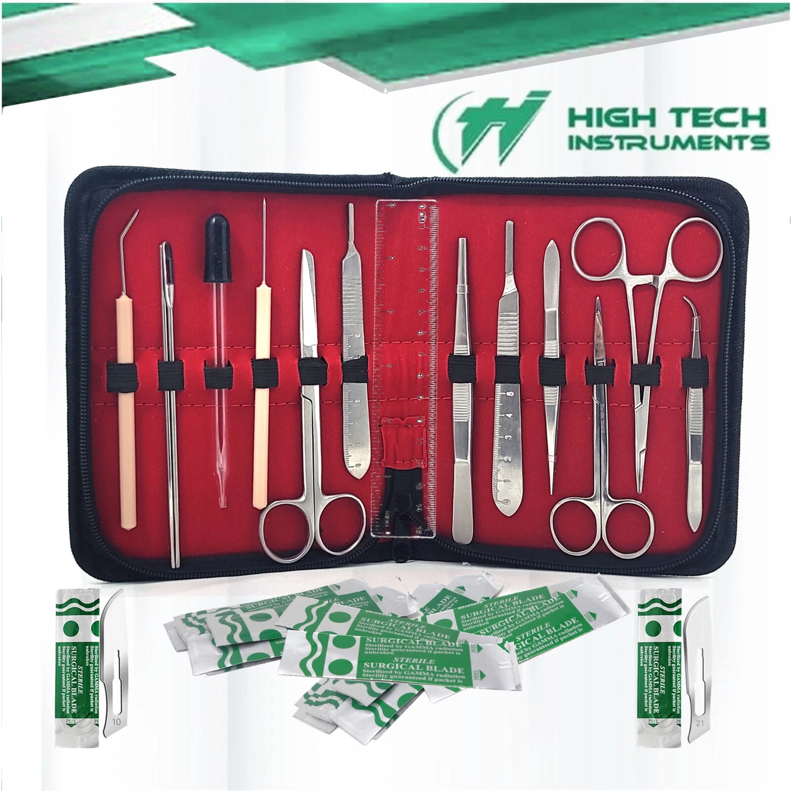 Fyna -35 Pcs Dissecting Dissection Kit Set Advanced Biology Student Lab ...