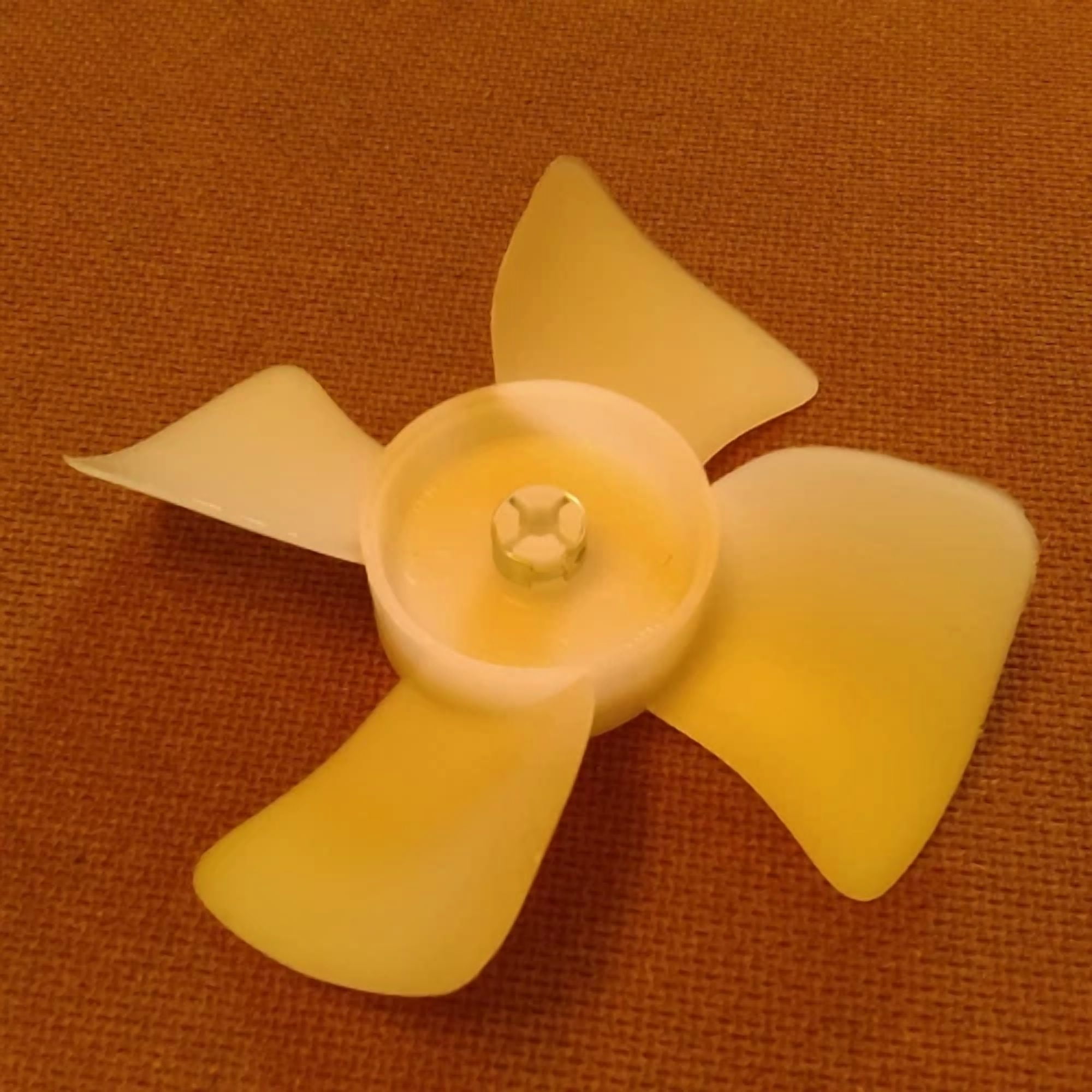 Fyna -4 Inch Diameter Plastic Fan Blade/Propeller. 3/16 Inch Bore. Cw ...