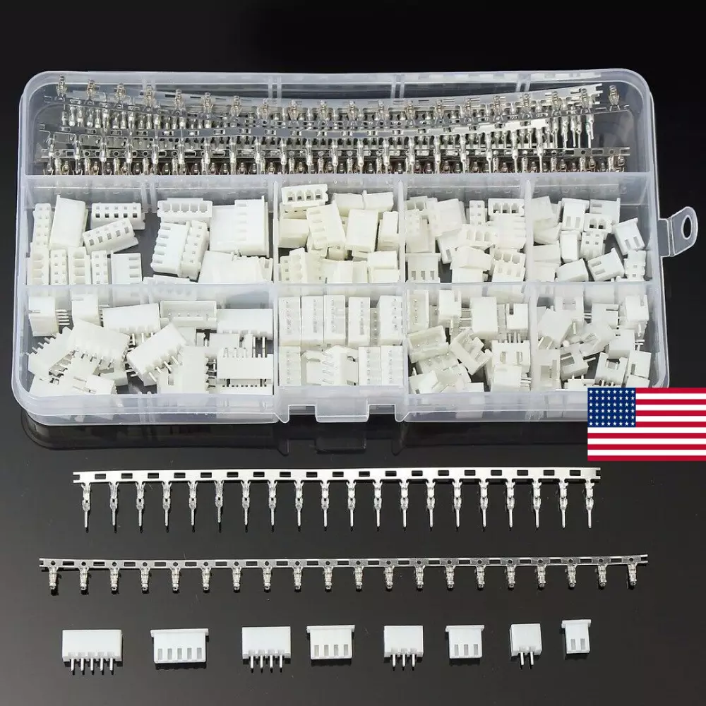 Fyna -560Pcs 2-5Pin Jst-Xh 2.54Mm Wire Male Female Housing Connector ...