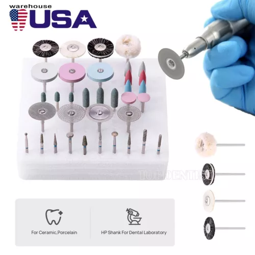 Fyna -Dental Diamond Burs Polishing Brushes Hp Polishers Stone Silicon ...