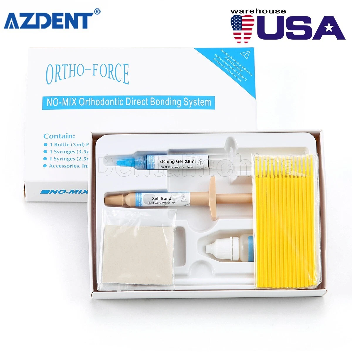 Fyna -Dental Orthodontic Adhesive No-Mix Direct Bonding Mini Kit For ...