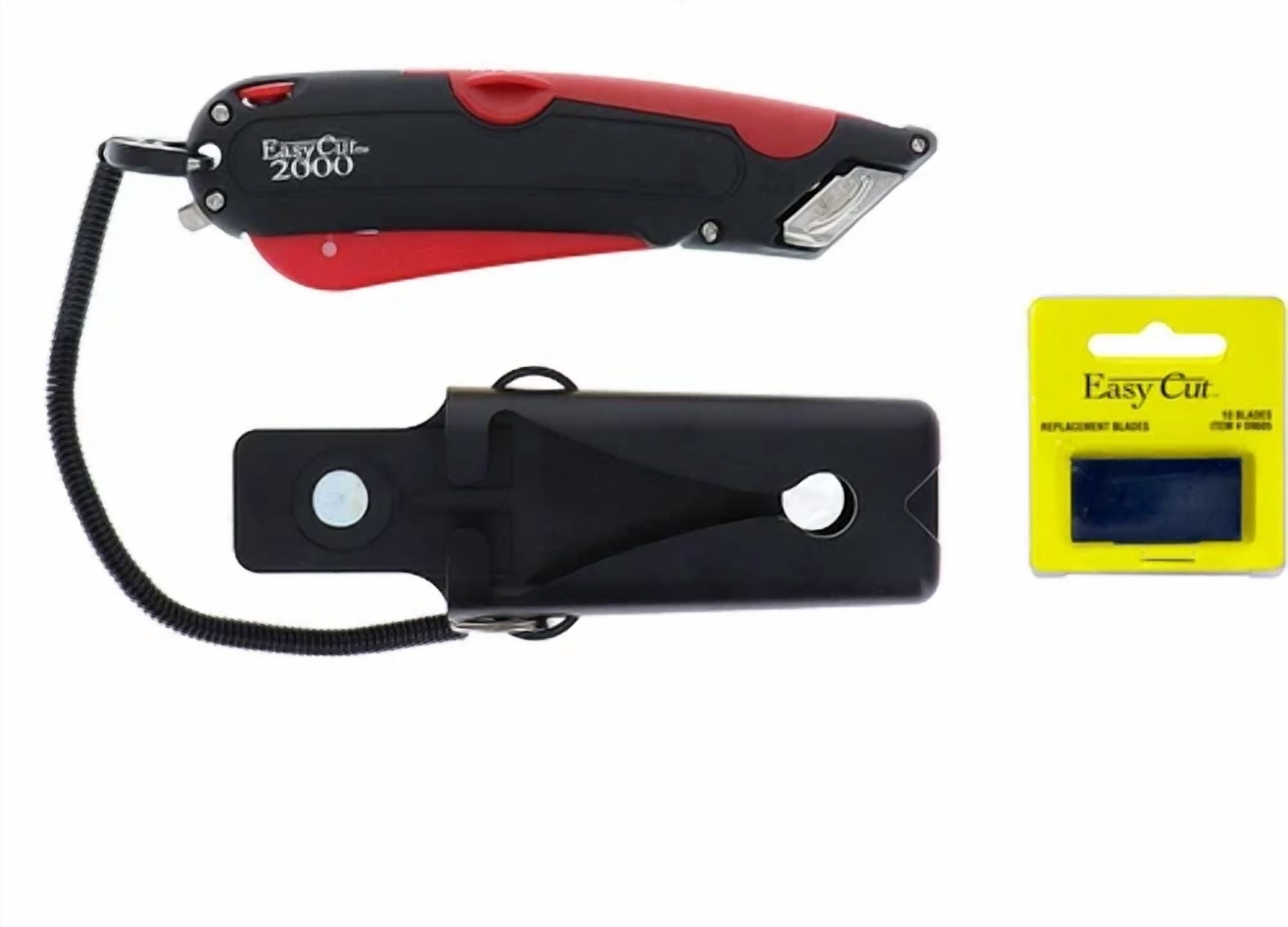 Fyna -Easy Cut 2000 Red Safety Box Cutter Knife Easycut & Pack 0F 10 ...