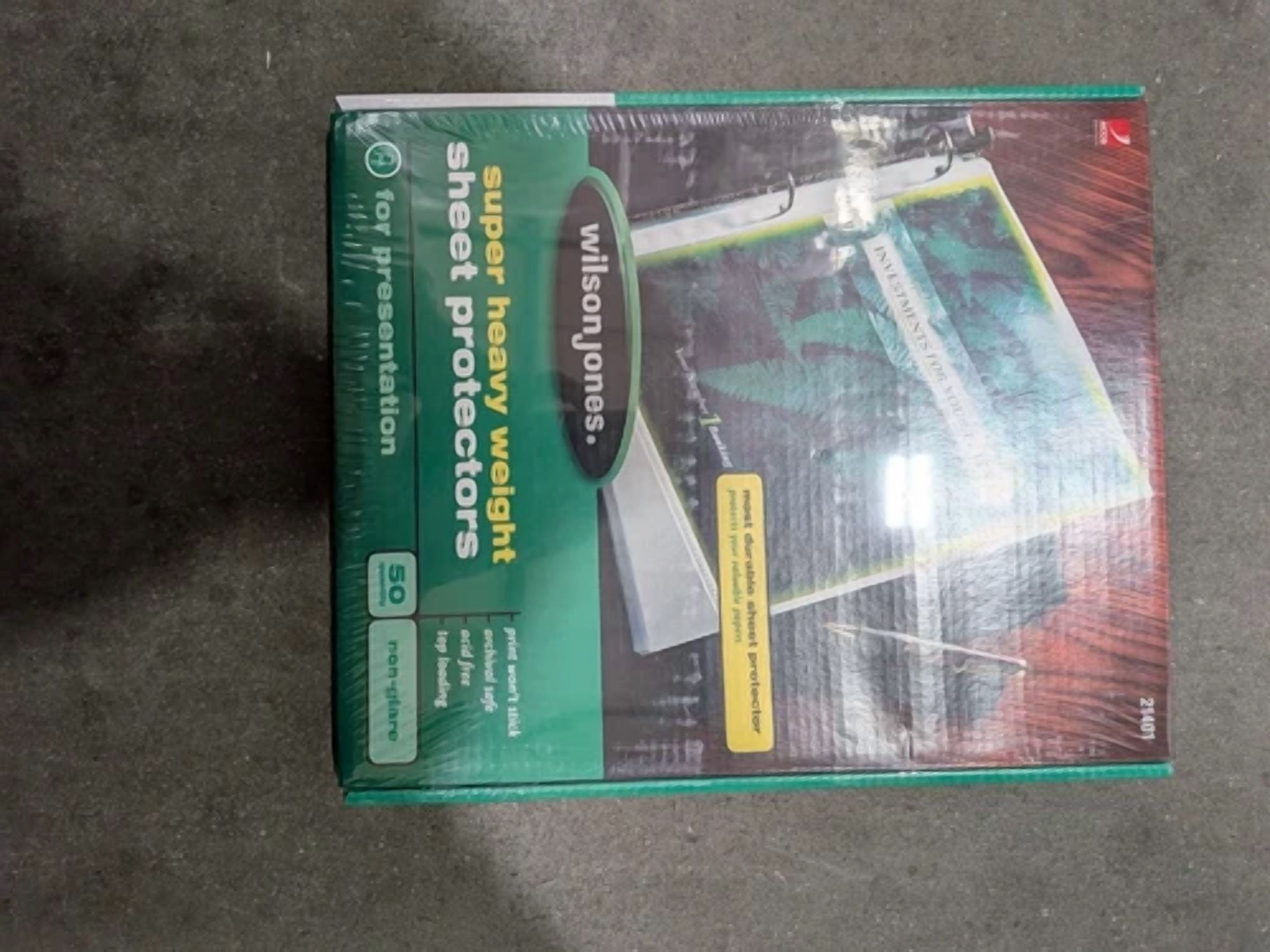 Fyna -Wilson Jones Sheet Protectors, Super Heavy Weight, Top-Loading ...