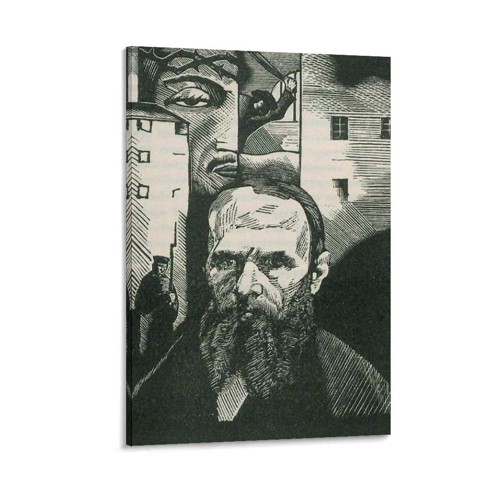 Fyodor Dostoevsky Art Poster (1) Print Photo Art Painting Canvas Poster ...