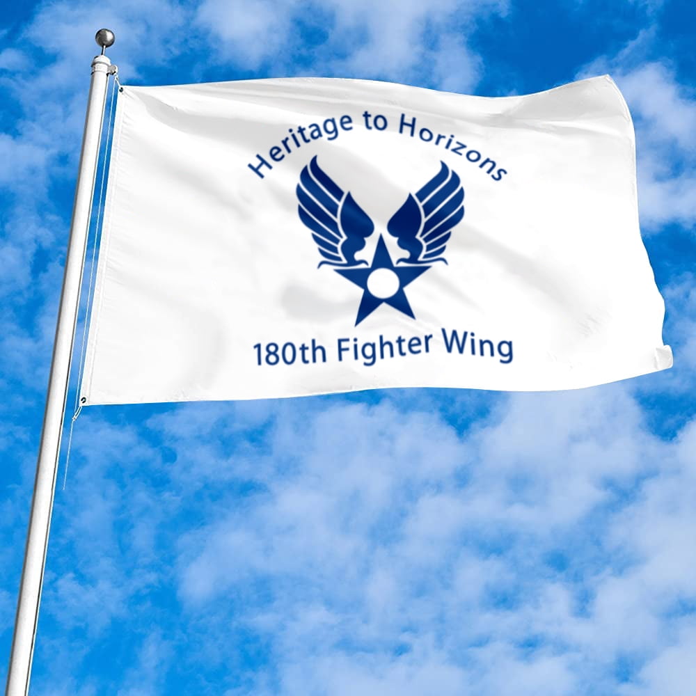 Fyon US Military Air Force 180th Fighter Wing Flag banner with Grommets ...
