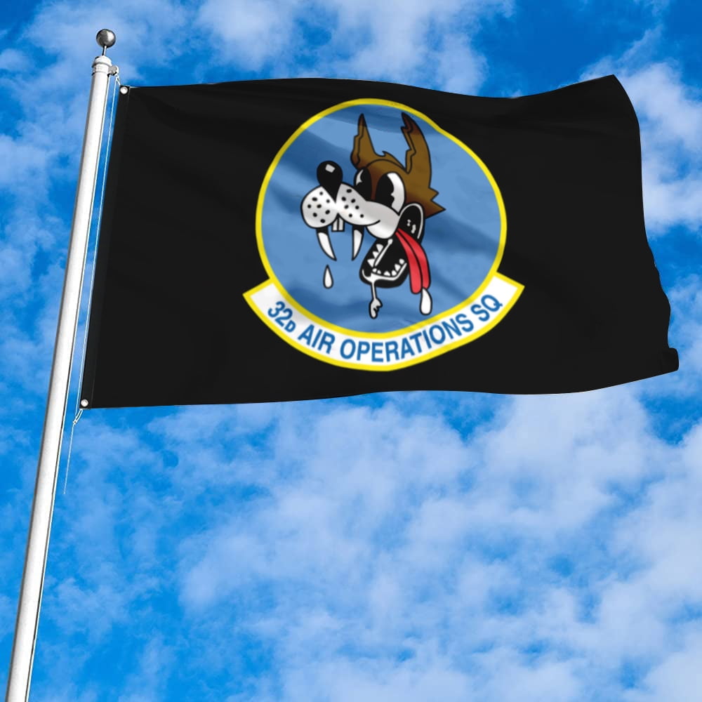 Fyon US Military Air Force 32d Air Operations SQ Flag banner with ...