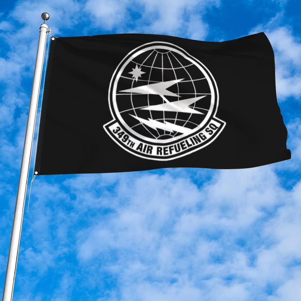 Fyon US Military Air Force 349th Air Refueling SQ Flag banner with ...