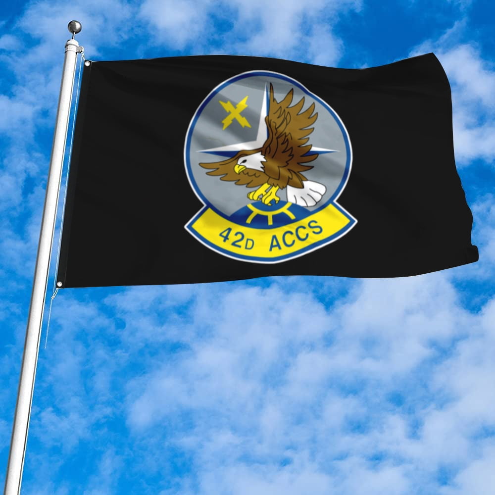 Fyon US Military Air Force 42nd ACCS Flag banner with Grommets Man cave ...