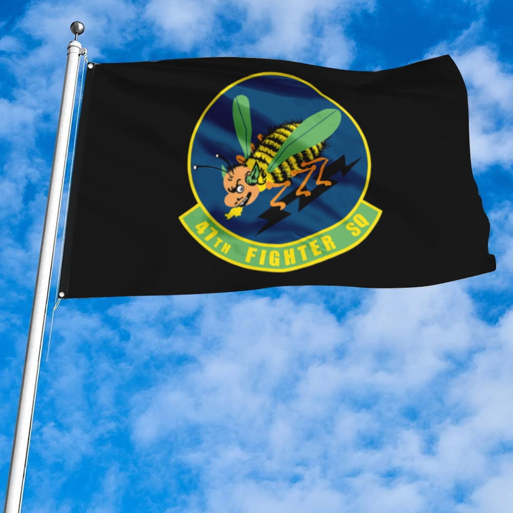Fyon US Military Air Force 47th Fighter Squadron Flag banner with ...