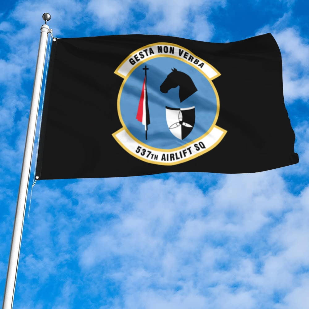 Fyon US Military Air Force 537th Airlift Sq Flag banner with Grommets ...