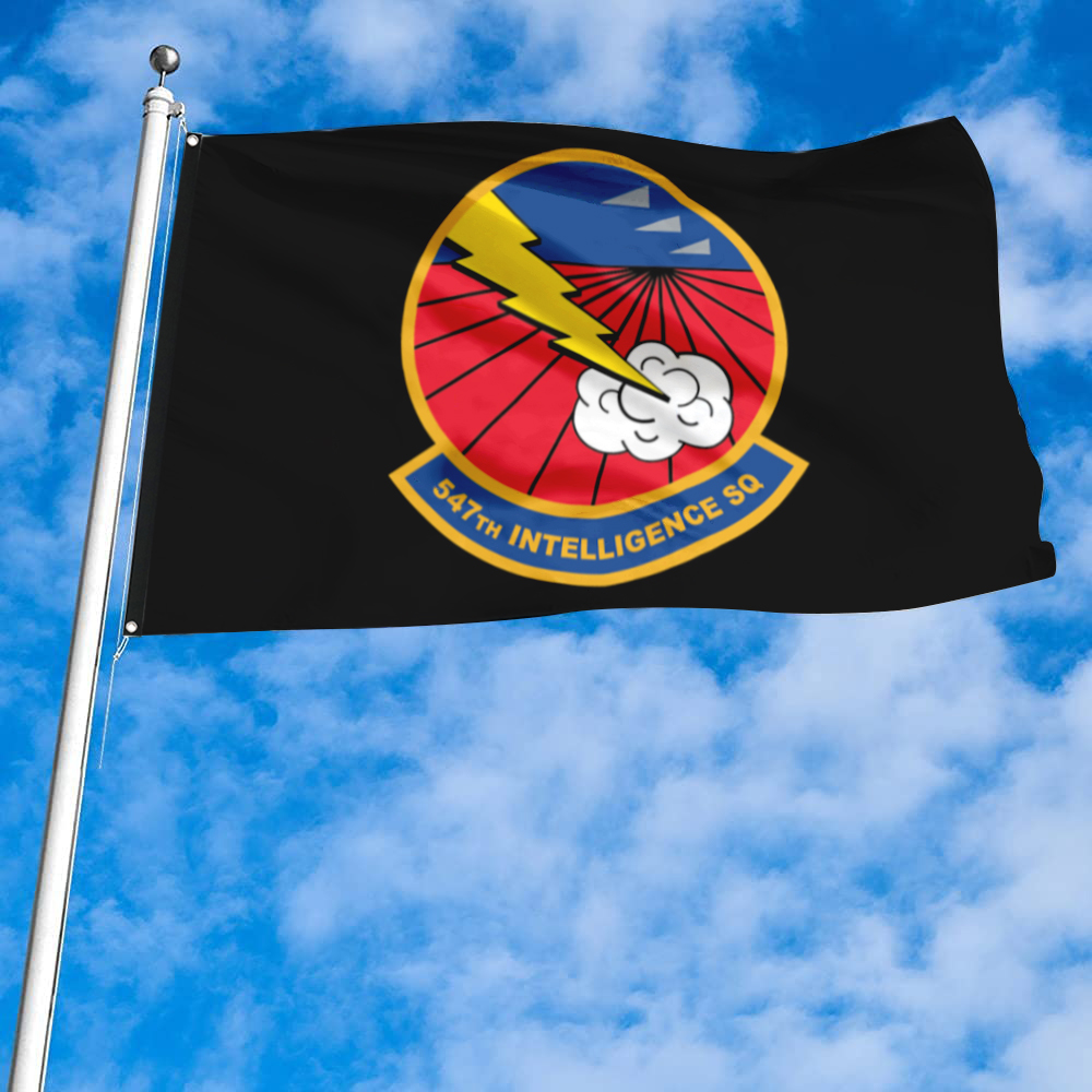 Fyon US Military Air Force 547th Intel Sq Flag banner with Grommets Man ...