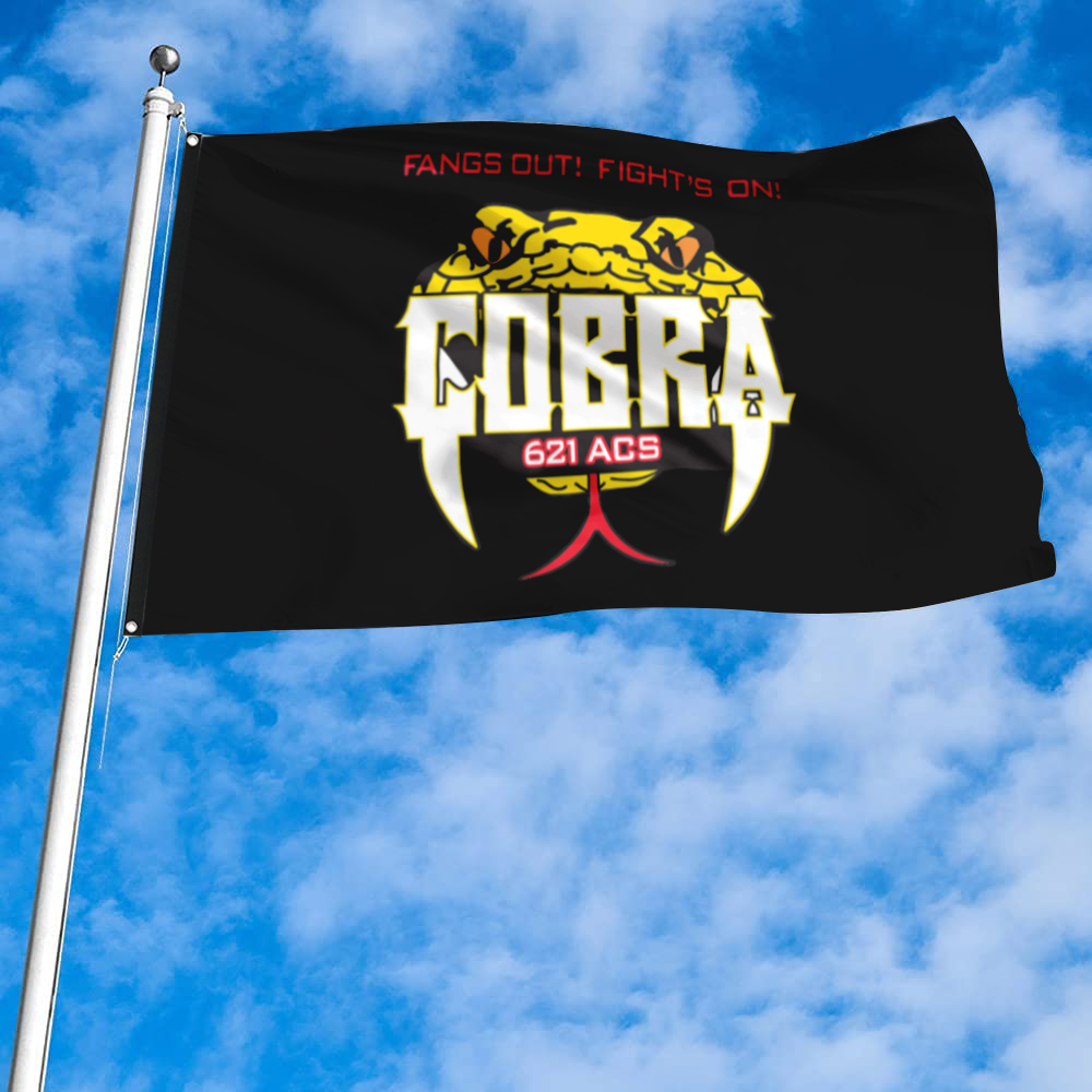 Fyon US Military Air Force 621st ACS Fangs Out Flag banner with ...