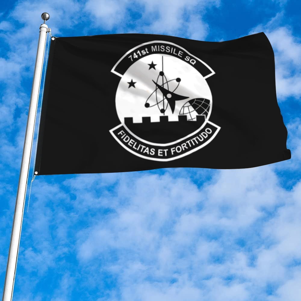 Fyon US Military Air Force 741st Missile SQ Fidelitas ET Fortitudo Flag ...