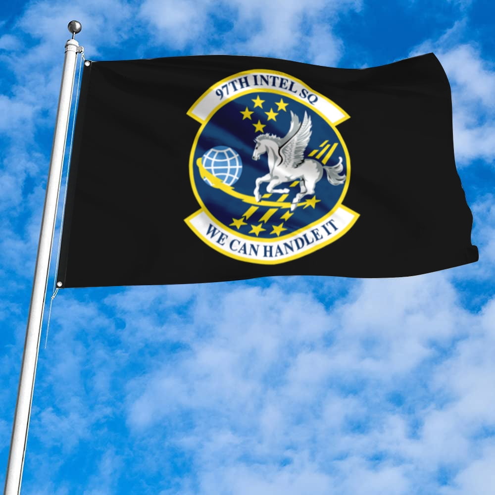 Fyon US Military Air Force 97th Intel SQ We Can Handle It Flag banner ...