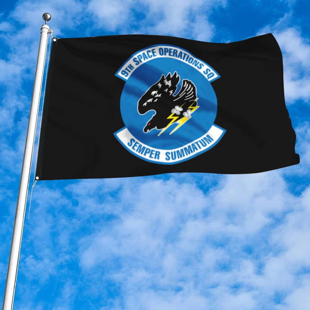 Fyon US Military Air Force 9th Space Operations SQ Semper Summatum Flag ...