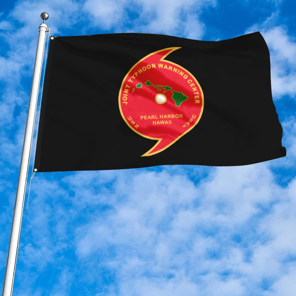 Fyon US Military Air Force Joint Typhoon Warning Center Flag banner ...
