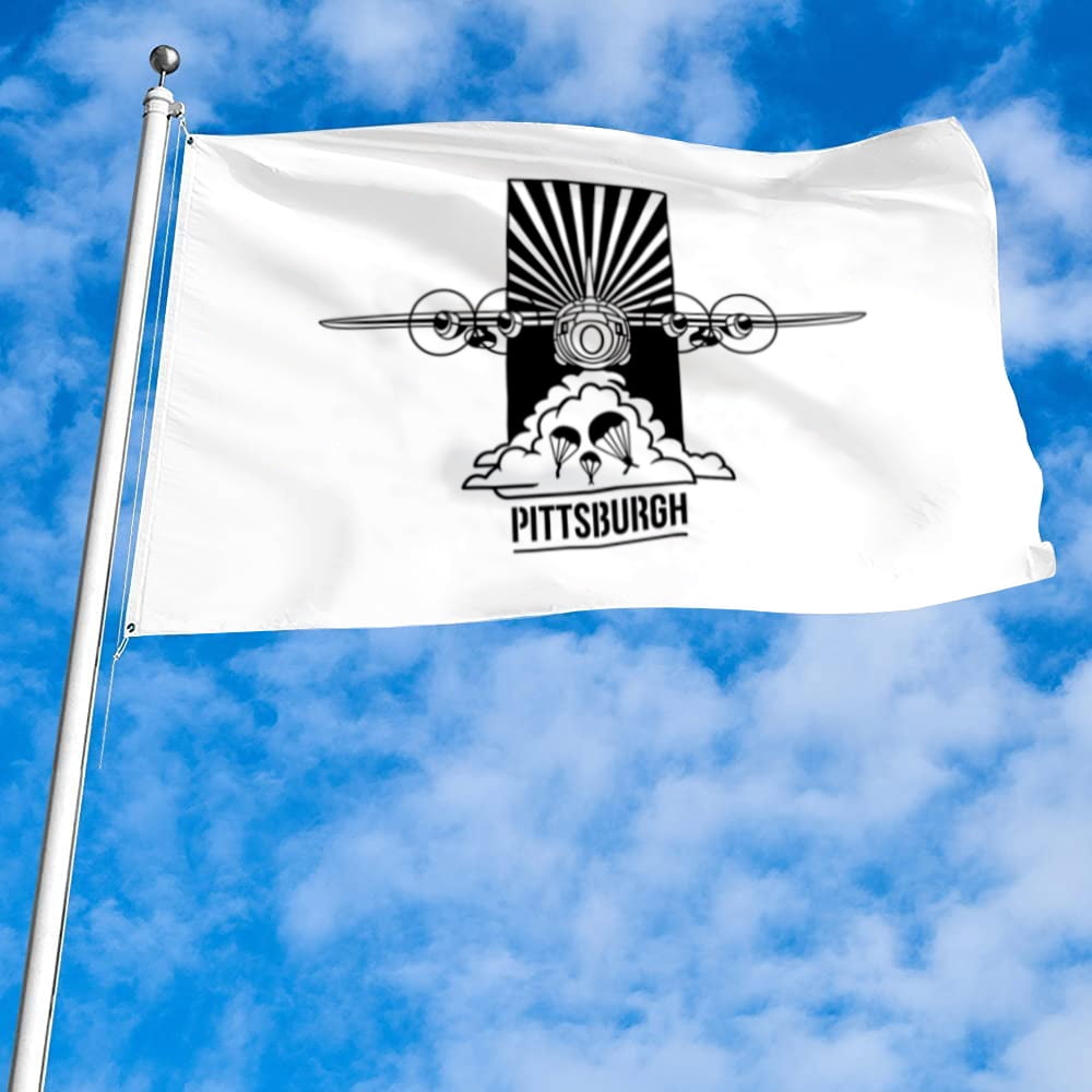 Fyon US Military Air Force Pittsburgh Paratroop Flag banner with ...