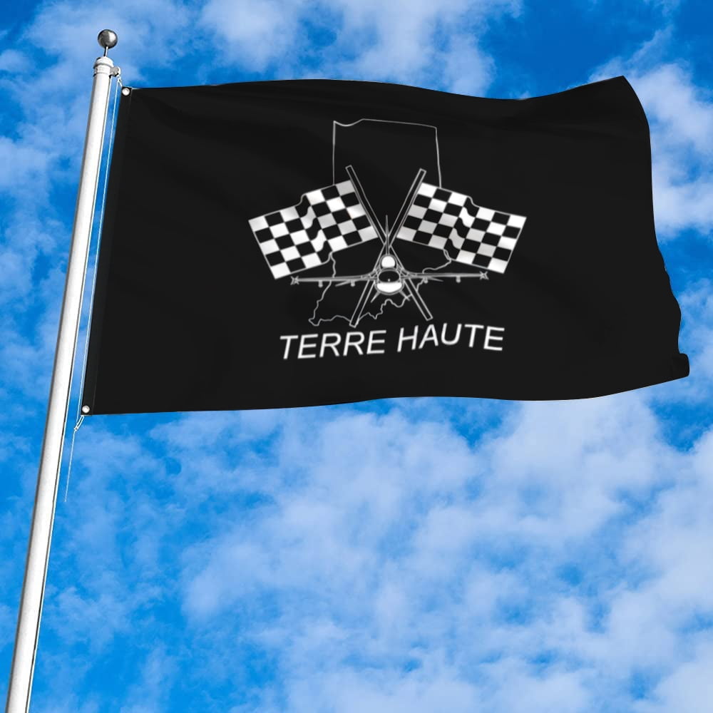 Fyon US Military Air Force Terre Haute BW Flag banner with Grommets Man ...