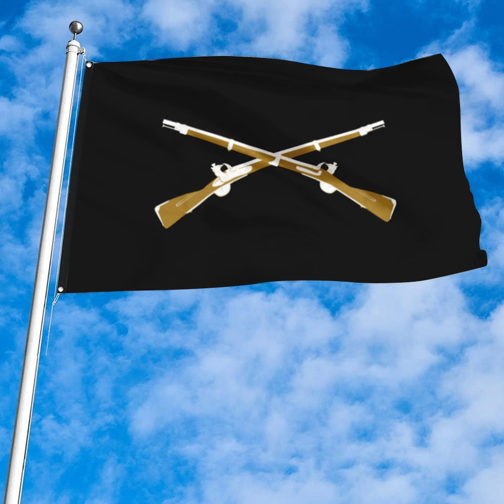 Fyon US Military Army Infantry Flag banner with Grommets Man cave Decor ...